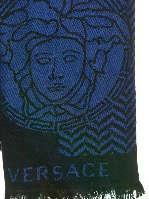 Versace Wool Jacquard Stole