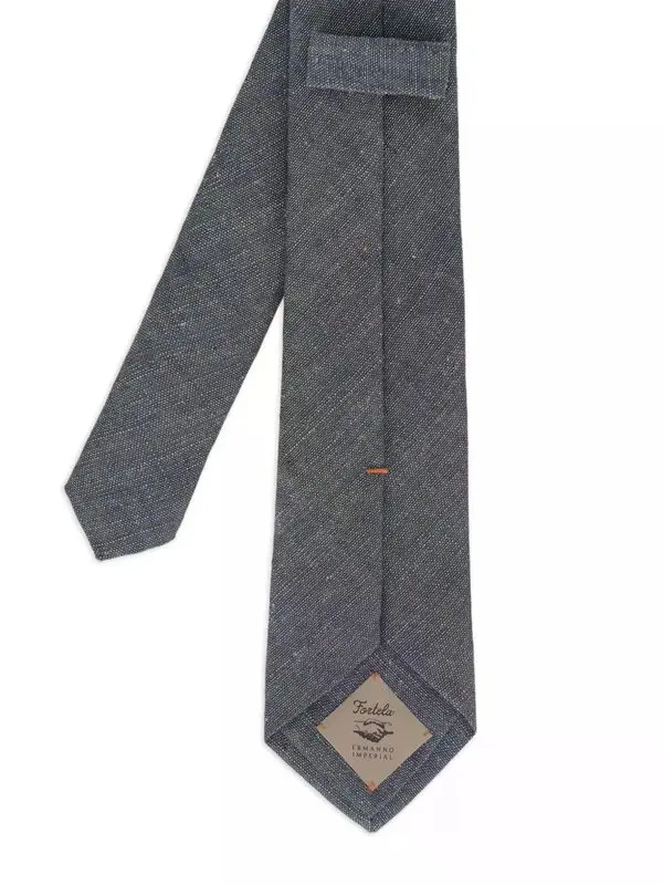 FORTELA X Ermano Imperial Fellini Tie - Grey