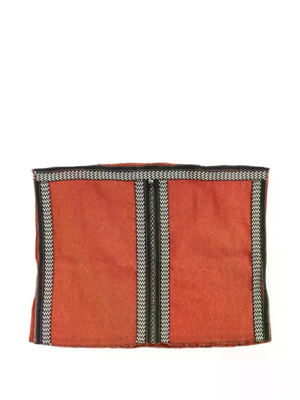 FORTELA Zigzag-trim Poncho - Orange