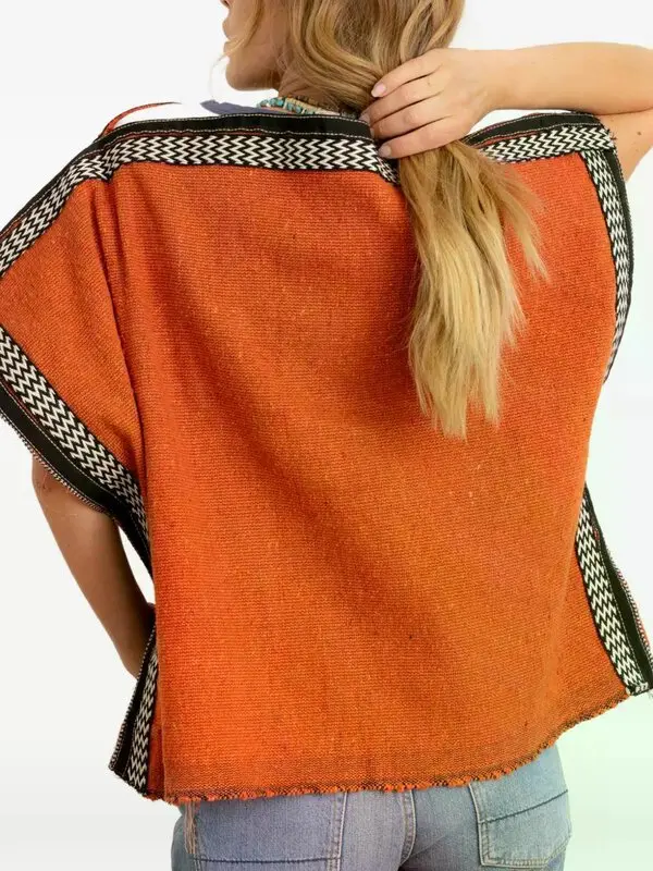 FORTELA Zigzag-trim Poncho
