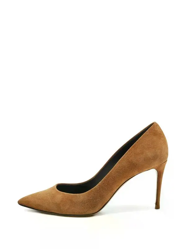 Casadei Suede Stiletto Pumps