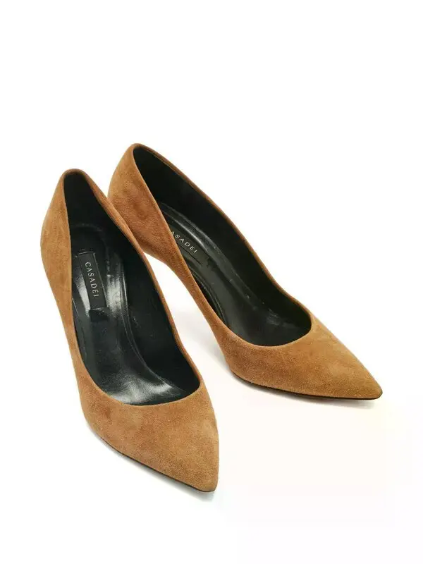 Casadei Suede Stiletto Pumps