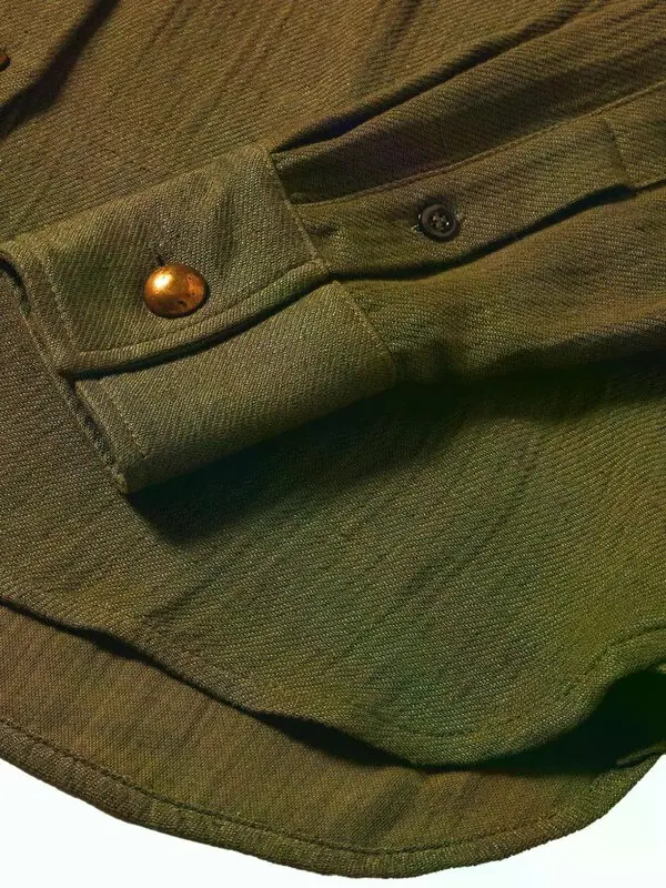 FORTELA Luke Pockets Shoulder Shirt - Green
