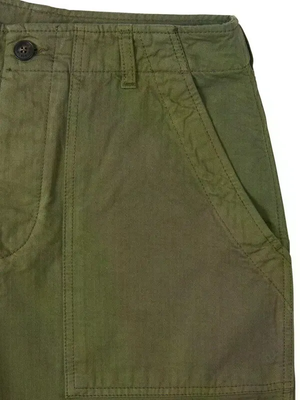 FORTELA Patch-pocket Trousers - Green