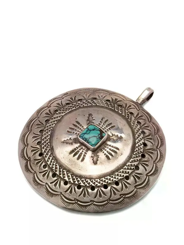 FORTELA First Nations Concho Pendant - Silver