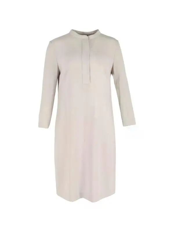 Escada Mandarin-collared Knee-length Dress