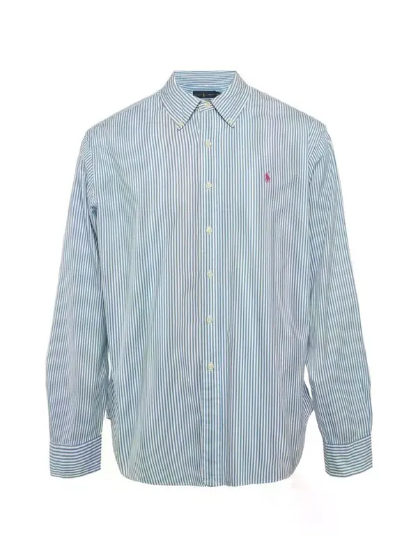 Polo Ralph Lauren Cotton Striped Shirt - Blue