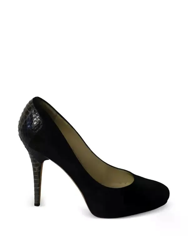 JIMMY CHOO Snakeskin-effect Heel Pumps