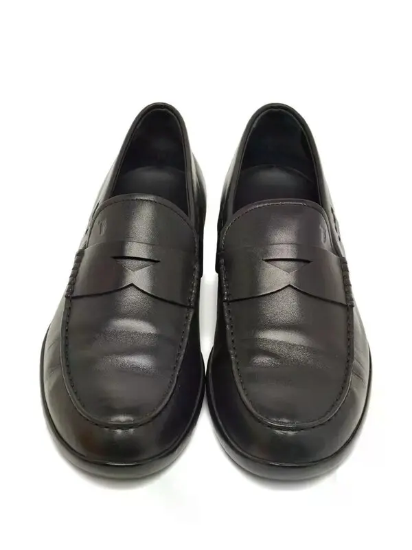 TOD'S Leather Slip-on Loafers
