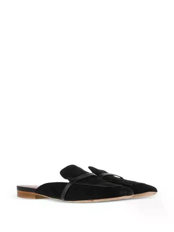MALONE SOULIERS Suede Flat Mules
