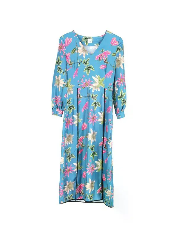 Iris & Ink Floral-print Midi Dress