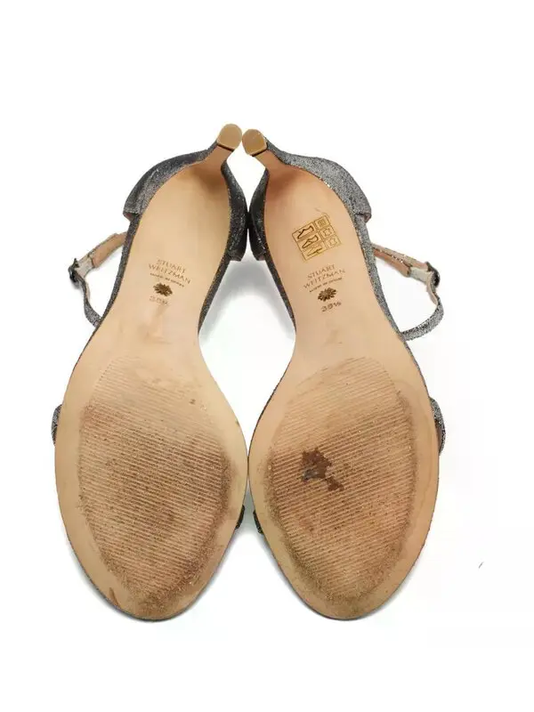 STUART WEITZMAN Leather Ankle-strap Sandals