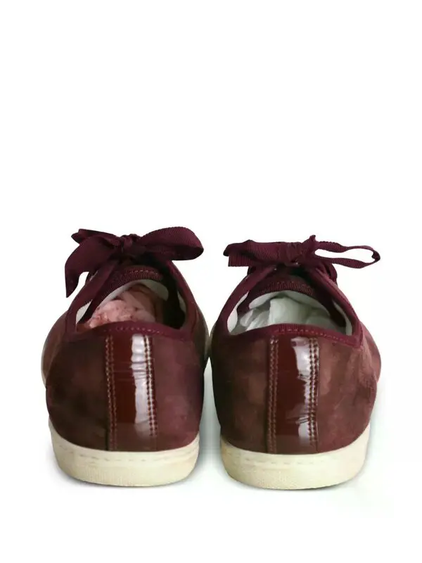LANVIN Suede Lace-up Sneakers
