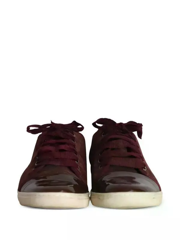 LANVIN Suede Lace-up Sneakers