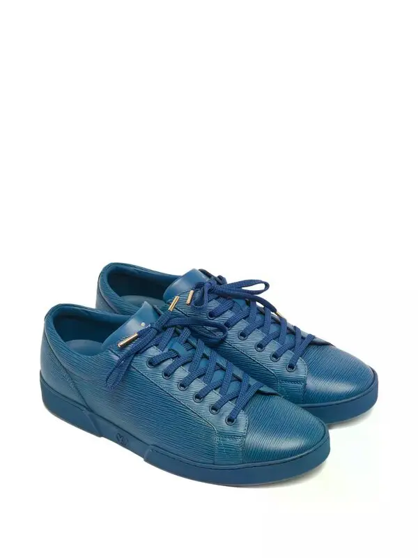 LOUIS VUITTON Concode Textured Leather Sneakers