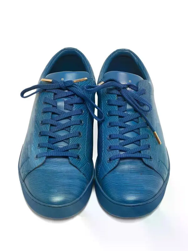 LOUIS VUITTON Concode Textured Leather Sneakers