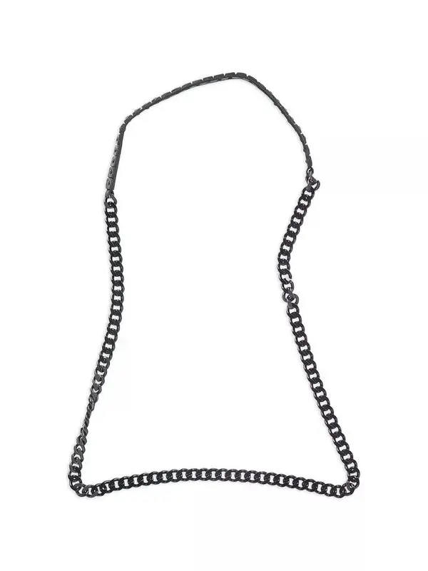 Burberry Curb-chain Necklace - Black