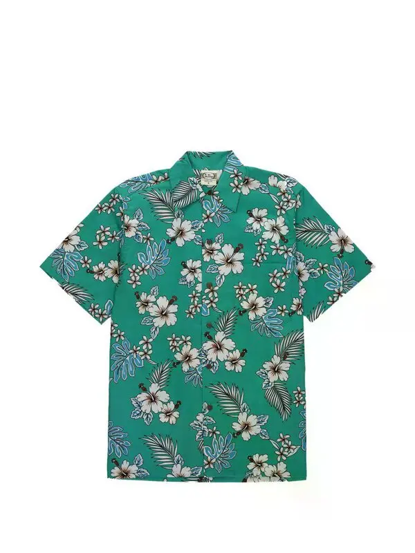 FORTELA Tropical-print Short-sleeve Shirt