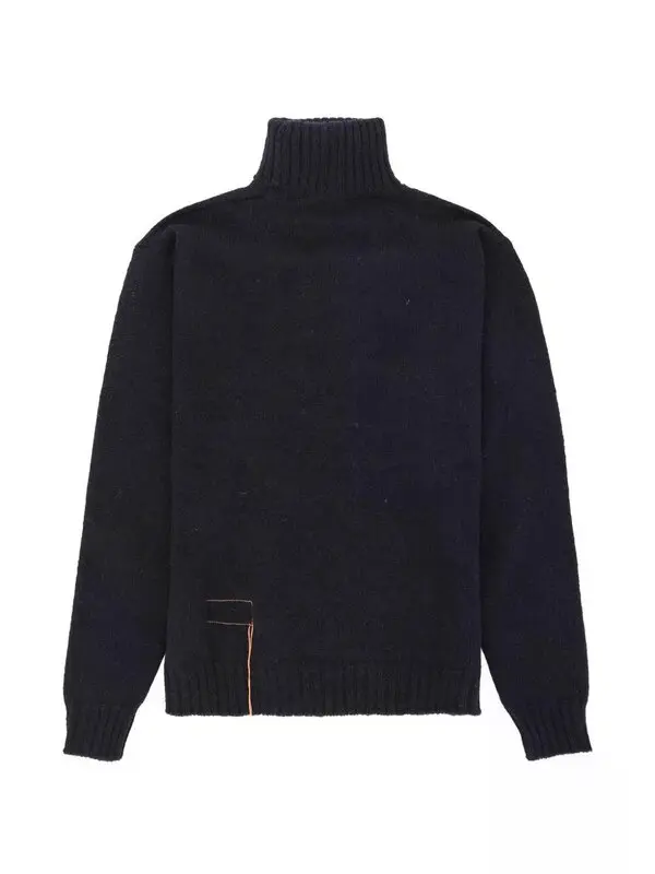 FORTELA Ribbed-cuff Turtleneck Wool Sweater