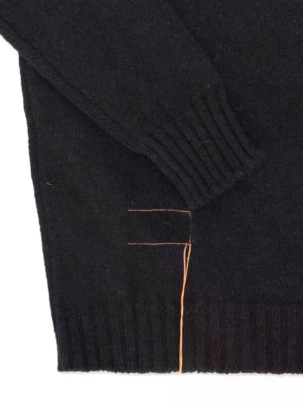 FORTELA Ribbed-cuff Turtleneck Wool Sweater