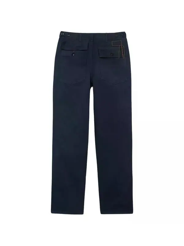 FORTELA Patch-pocket Trousers - Blue