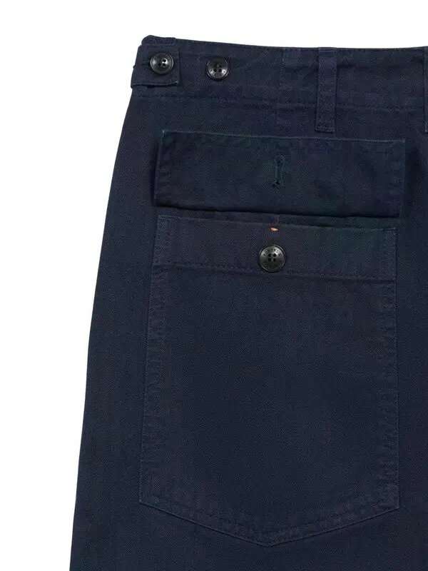 FORTELA Patch-pocket Trousers - Blue