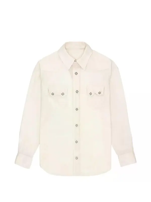 FORTELA Toledo Texan Flap-pocket Shirt - Neutrals