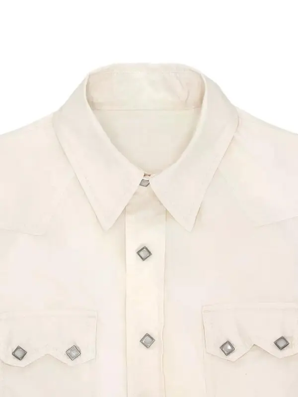 FORTELA Toledo Texan Flap-pocket Shirt - Neutrals