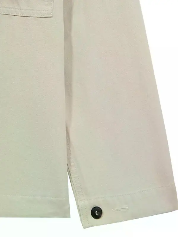 FORTELA Patch-pockets Overshirt - Neutrals