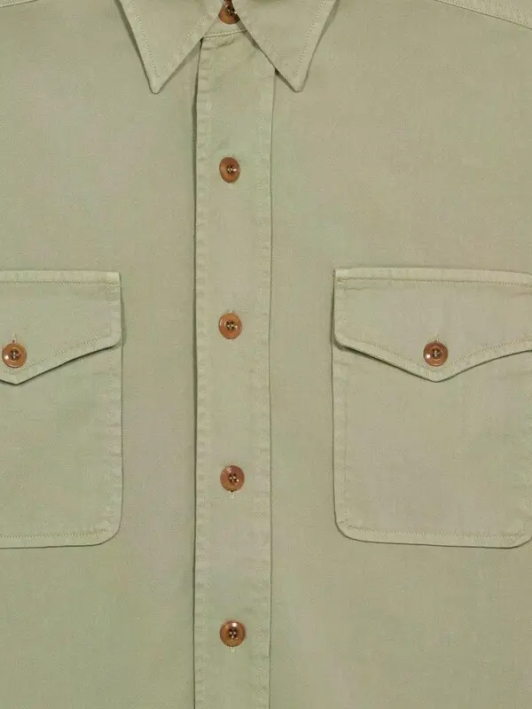 FORTELA Cpo Buttoned Shirt - Green