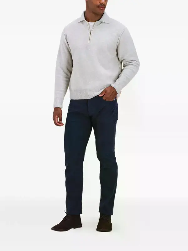 FORTELA 965 John Corduroy Five-pocket Trousers - Blue