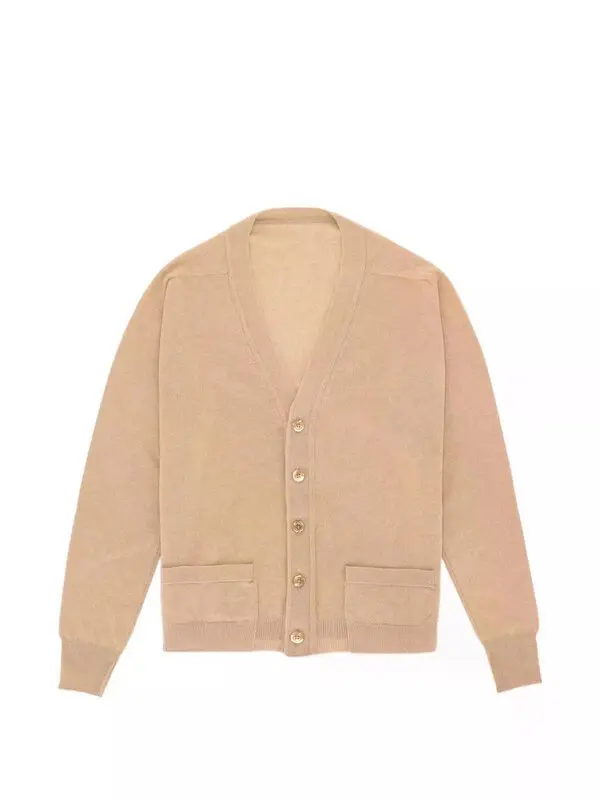 FORTELA Lynch V-neck Cardigan - Neutrals