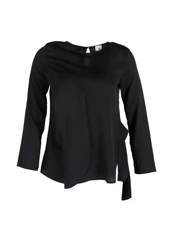 Iris & Ink Crew-neck Blouse