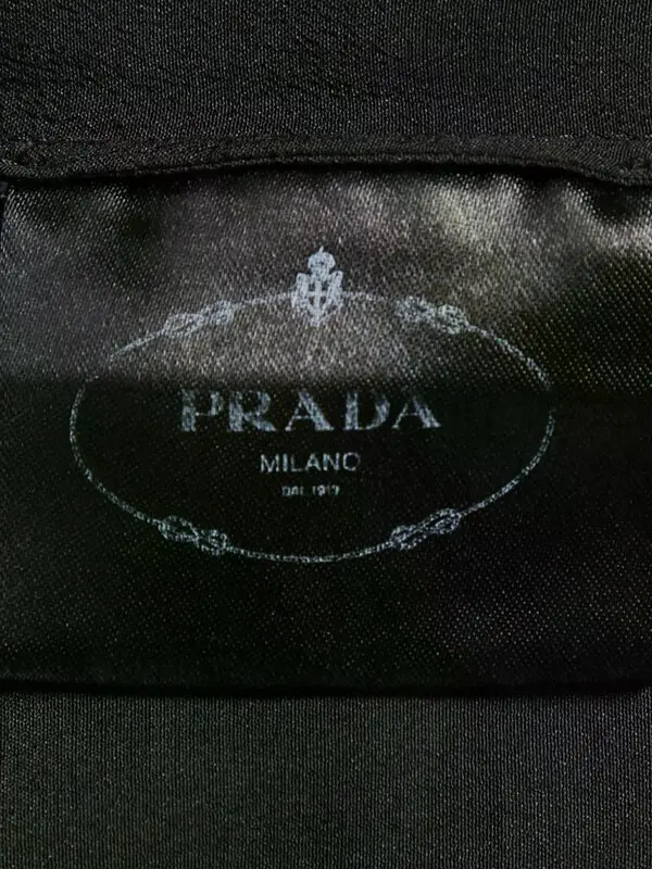 Prada Ruffle-detail Silk Blouse