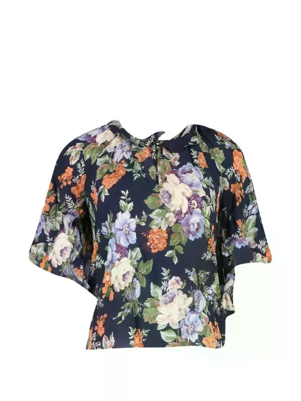 Vilshenko Lena Floral-print Blouse