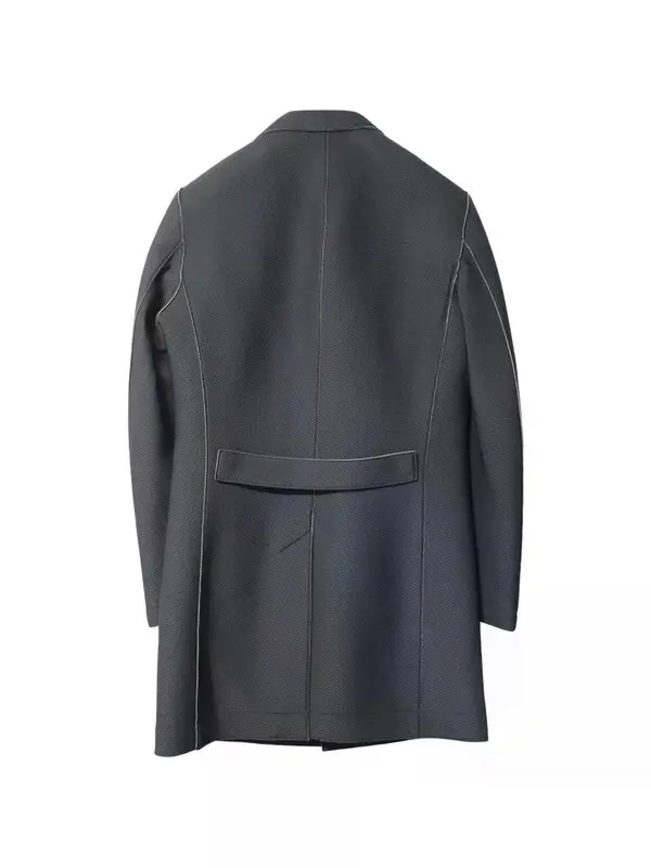 BOSS Single-breasted Textured Coat
