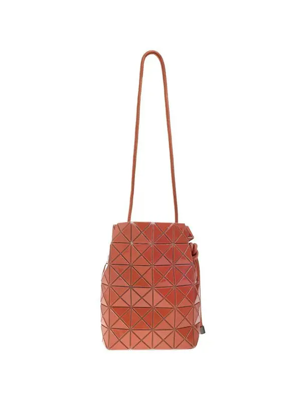 Issey Miyake Geometric Pattern Drawstring Bucket Bag