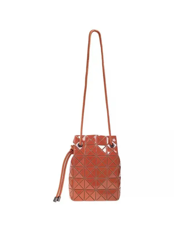 Issey Miyake Geometric Pattern Drawstring Bucket Bag