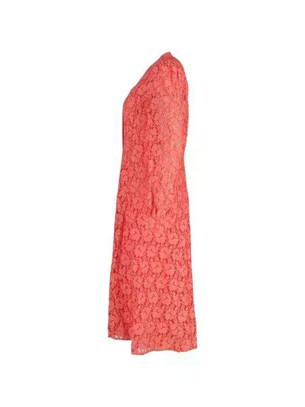chinese dress ladies Michael Kors Women's Ribbed Lace-Up Sweater Dress Electric Pink L main image 0