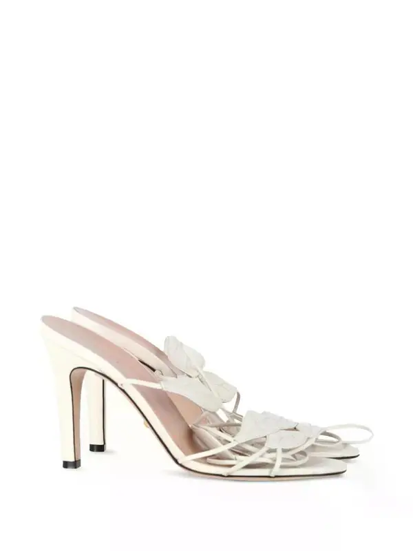 Gucci Leaf-strapped Stiletto Sandals