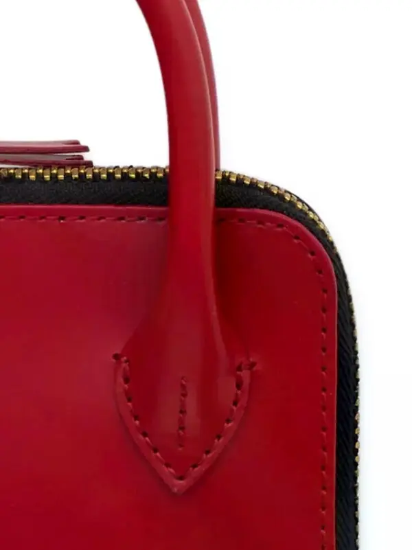 Comme Des Garçons Top Handle Zip Wallet - Red