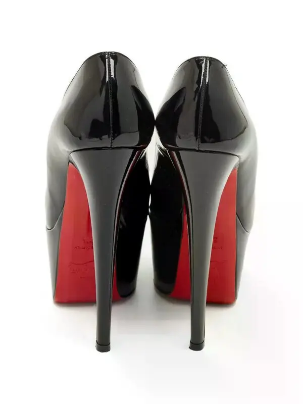 CHRISTIAN LOUBOUTIN Vendome Platform Peep-toe Heeled Pumps