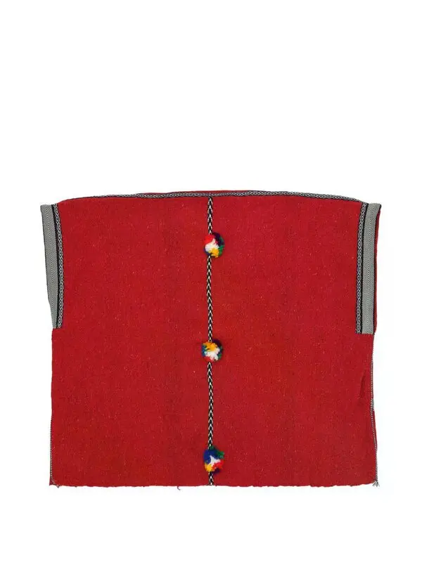 FORTELA Pompom-embellished Poncho