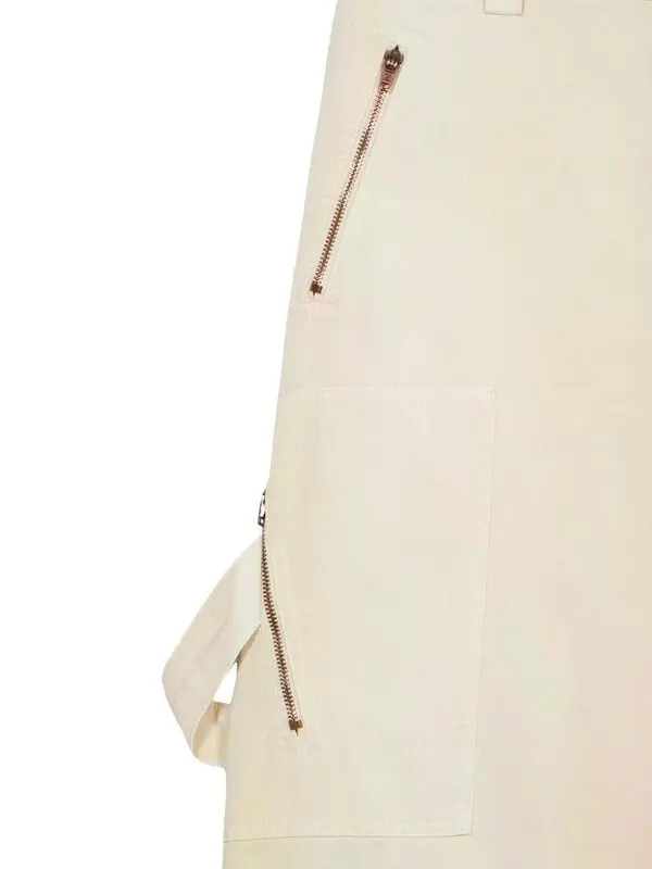 FORTELA Juniat Wide-leg Cargo Trousers - Neutrals