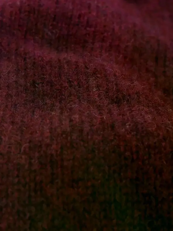 FORTELA Shetland Turtleneck Sweater - Red