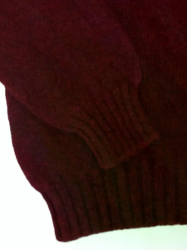 FORTELA Shetland Turtleneck Sweater - Red