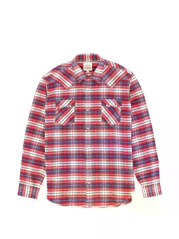 FORTELA Josh Checkered Shirt - Red