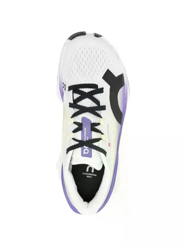 On Cloudboom Max Lace-up Sneakers - White
