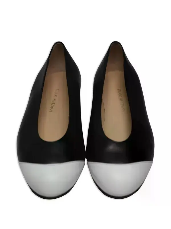 STUART WEITZMAN Leather Ballet Flats