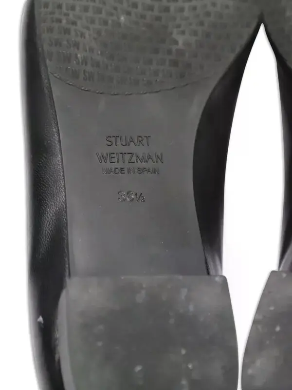 STUART WEITZMAN Leather Ballet Flats